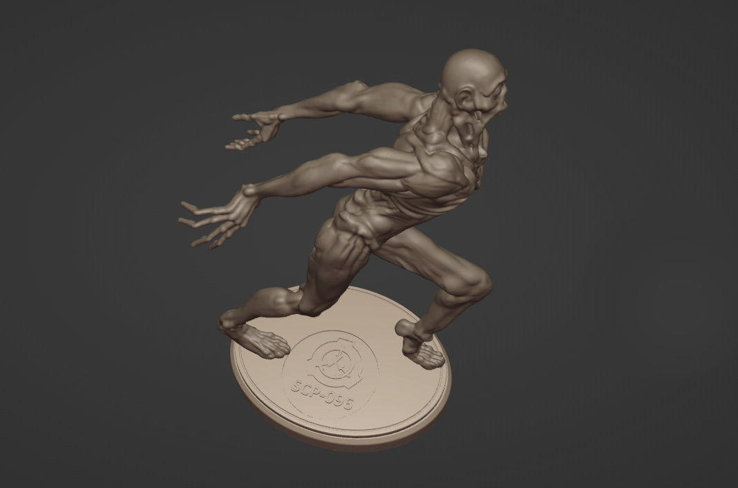 SCP-096 shy guy 3D model 3D printable | CGTrader