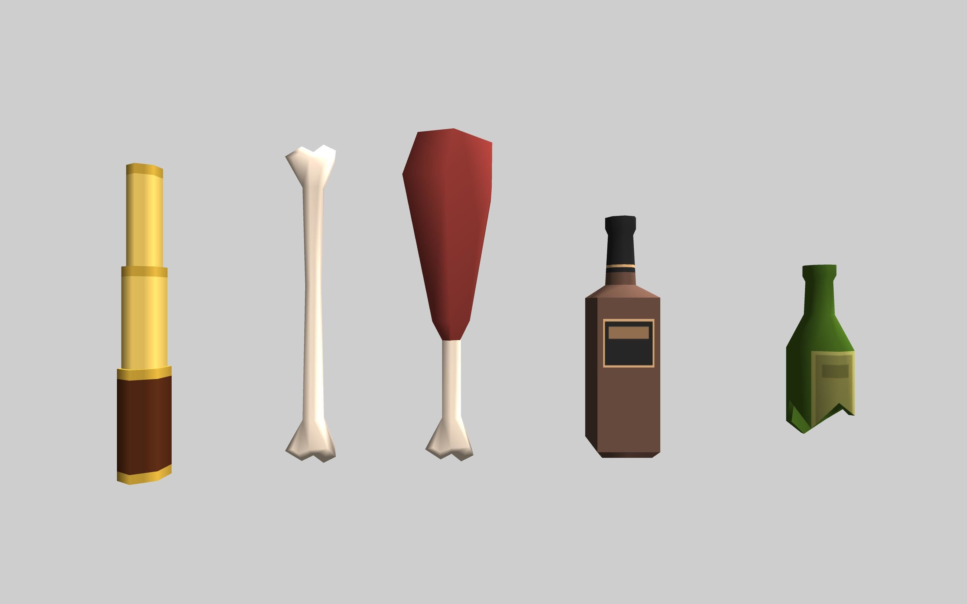 3D model Low poly Melee and Tools VR / AR / low-poly | CGTrader