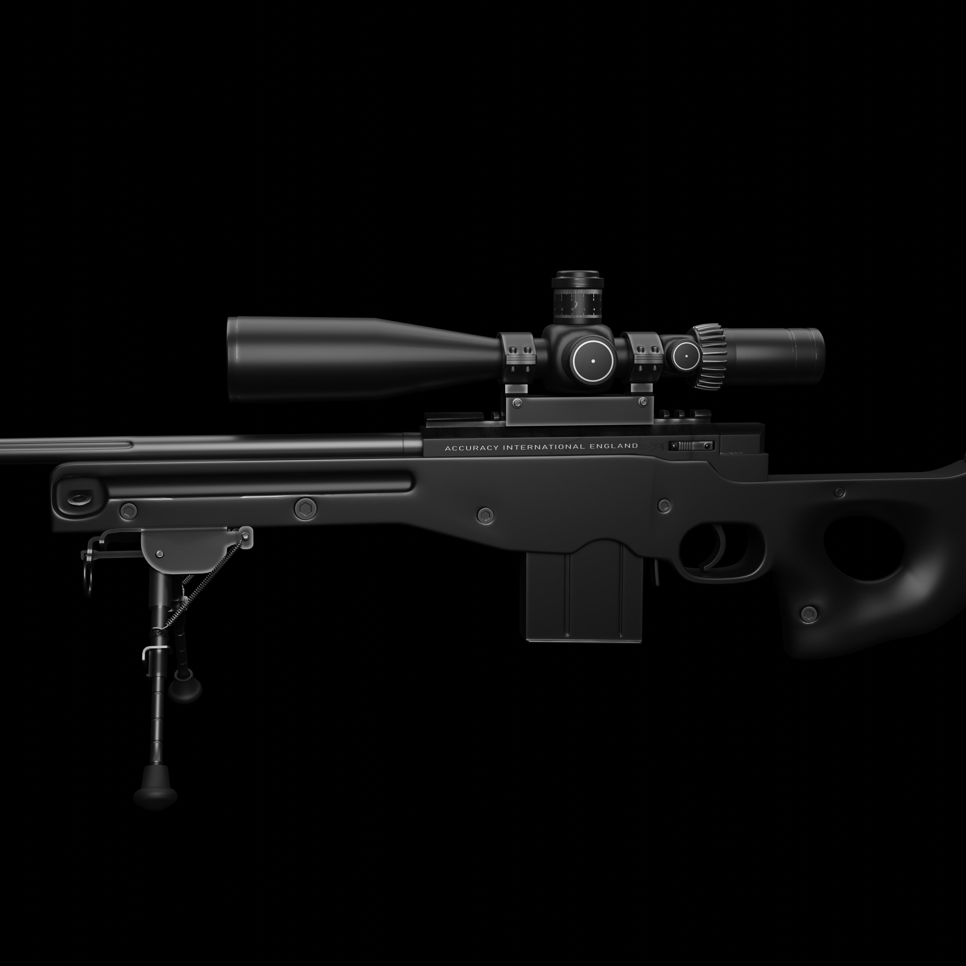 3D model Sniper Rifle VR / AR / low-poly | CGTrader
