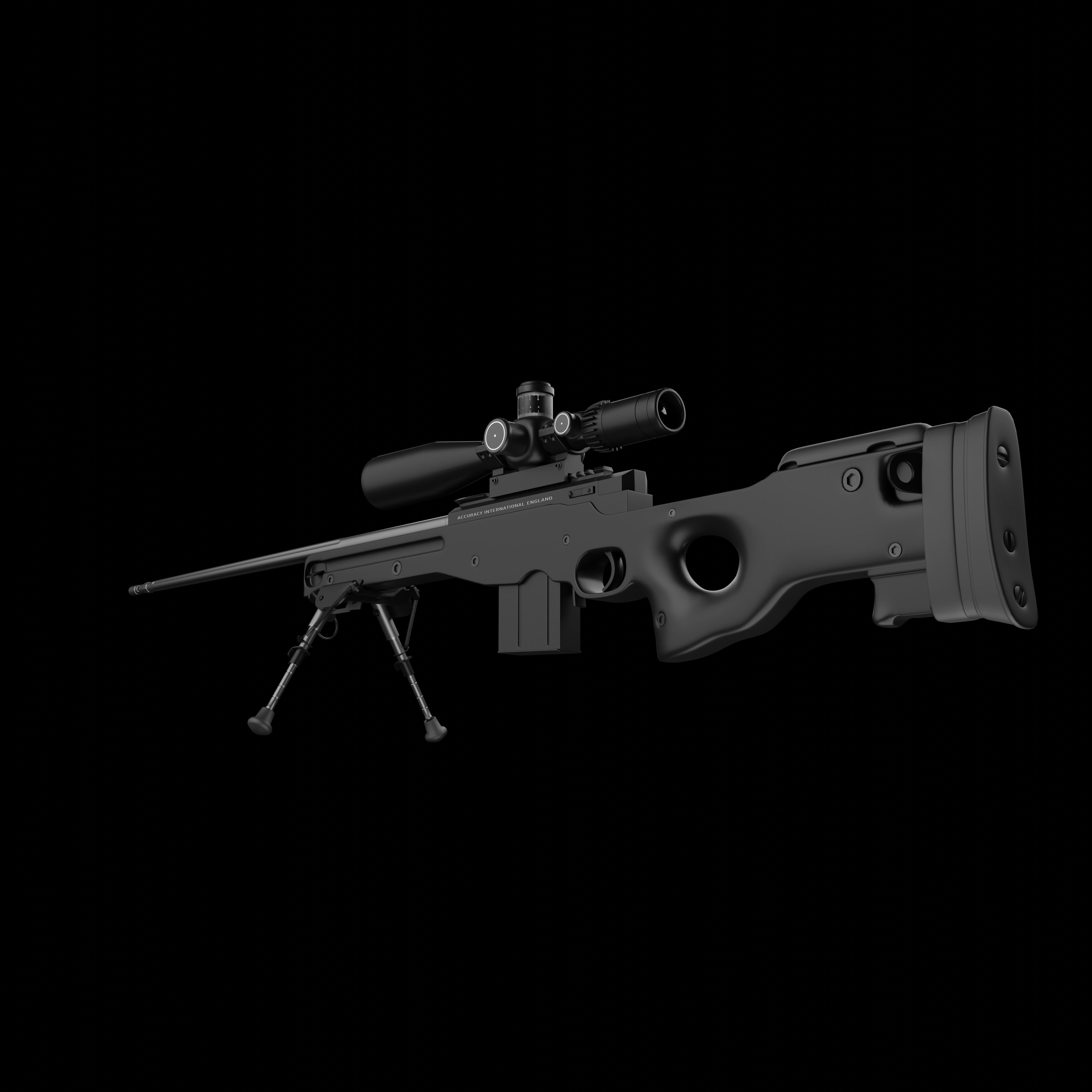 3D model Sniper Rifle VR / AR / low-poly | CGTrader