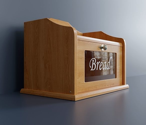 3D model Wooden container for storing bread VR / AR / low-poly | CGTrader