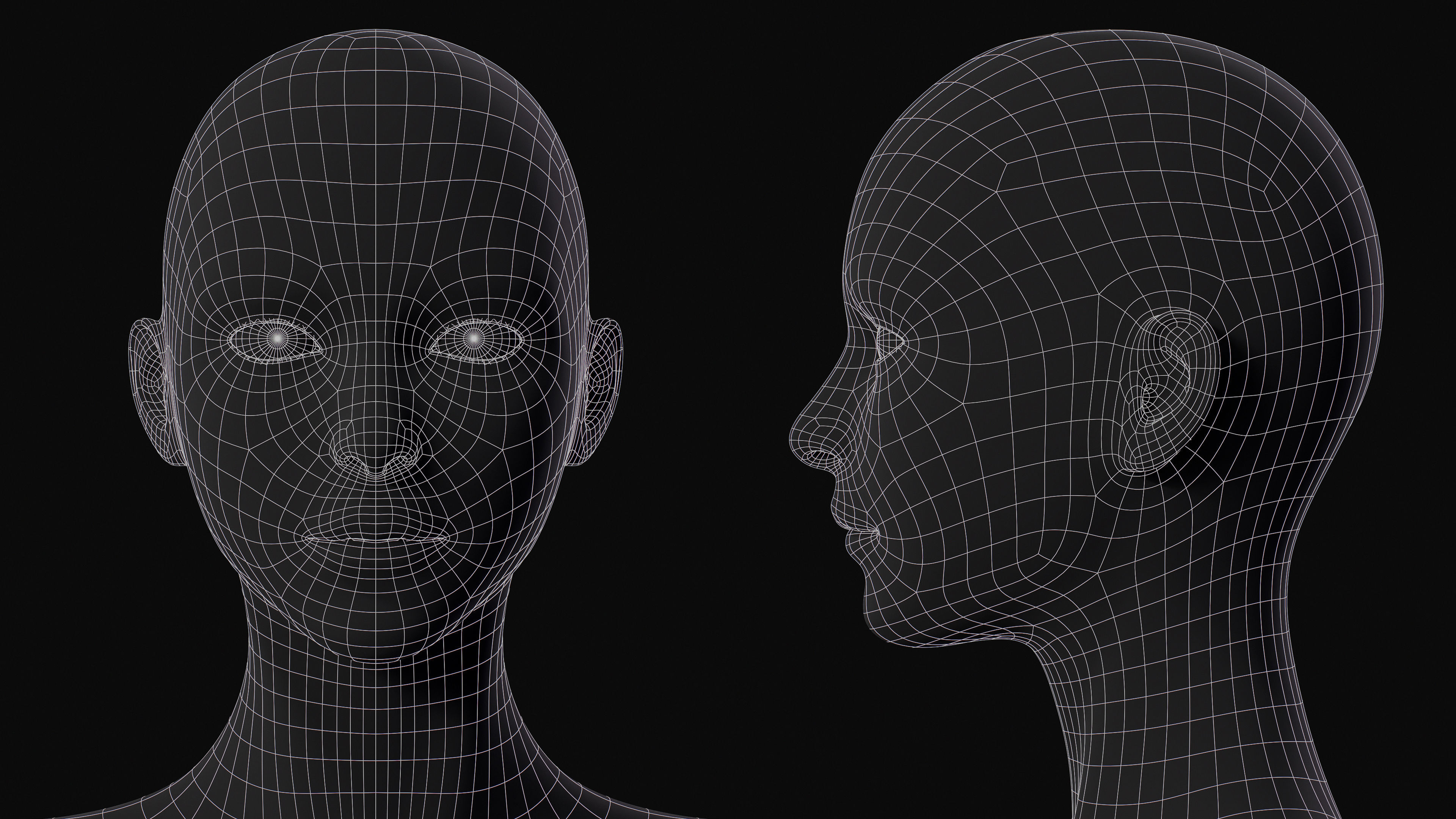 3D model Realistic Female Body Base Mesh VR / AR / low-poly | CGTrader