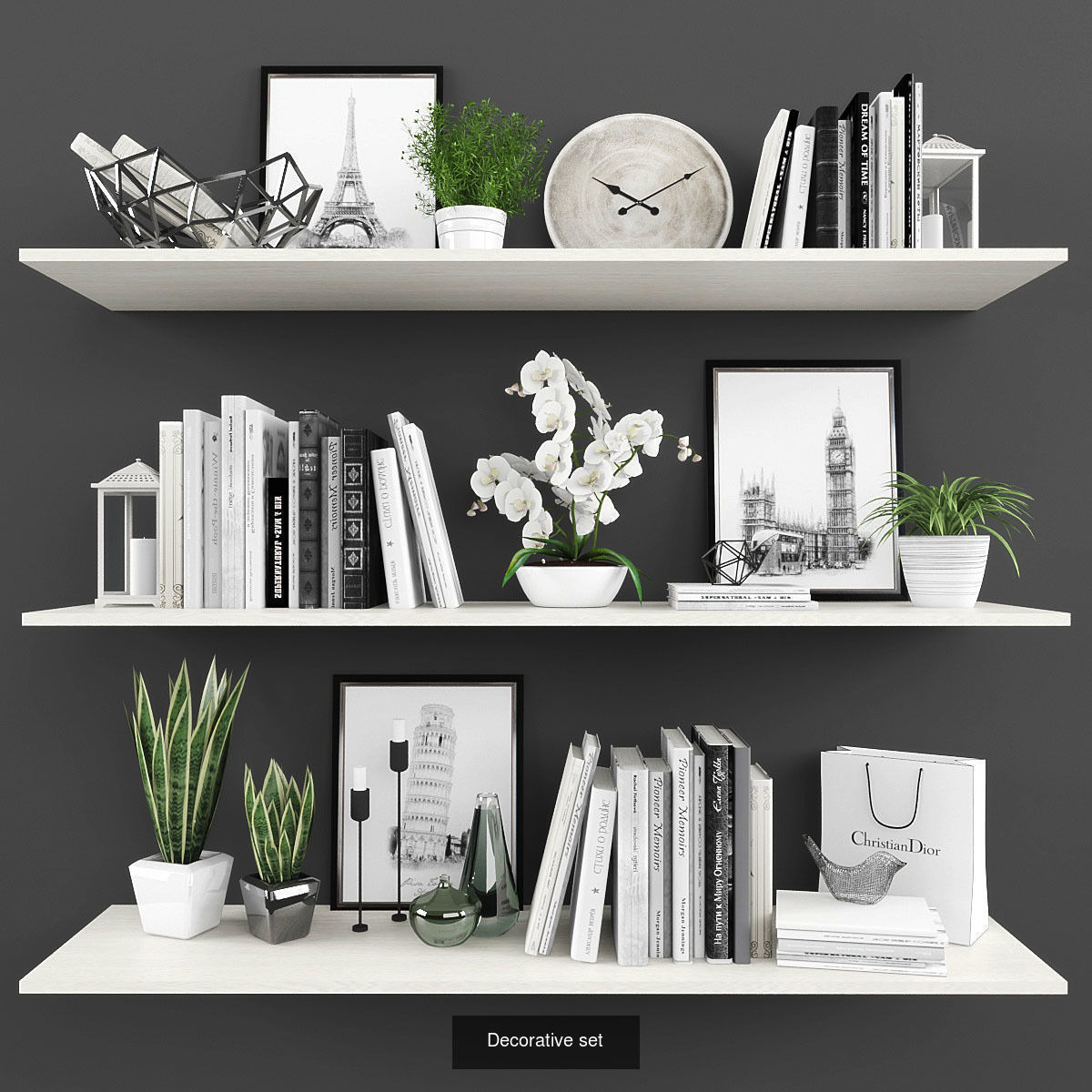 Collection of Decorative sets- 20 sets | CGTrader