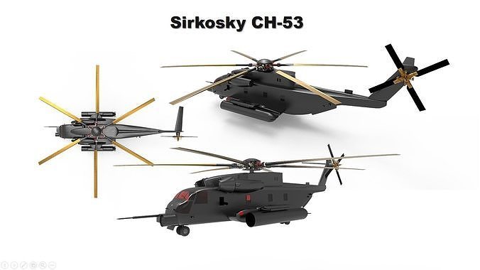 Sikorsky CH-53 3D model | CGTrader