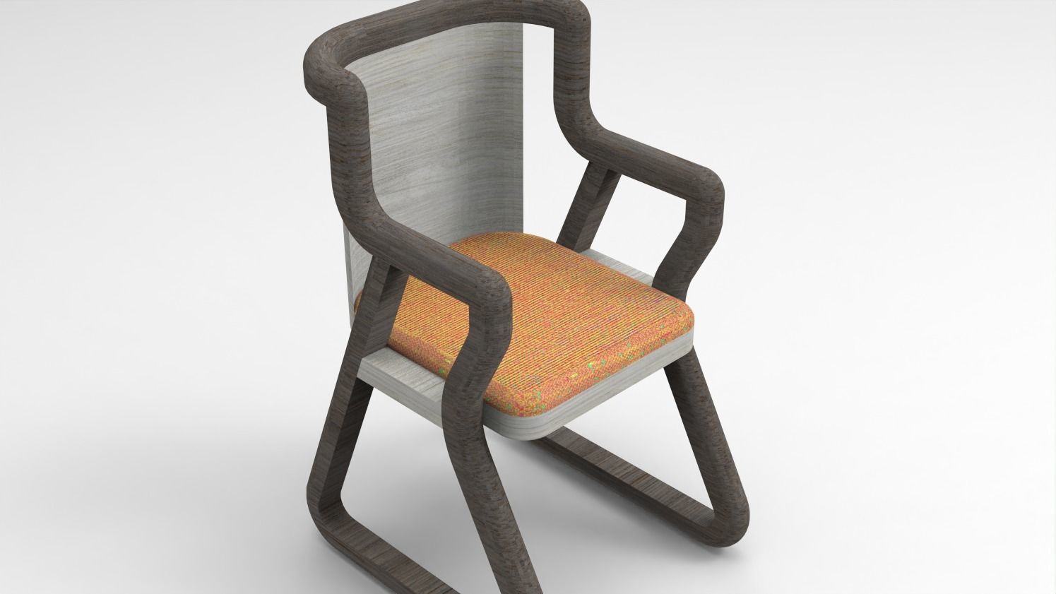 generic wooden chair 3D model | CGTrader