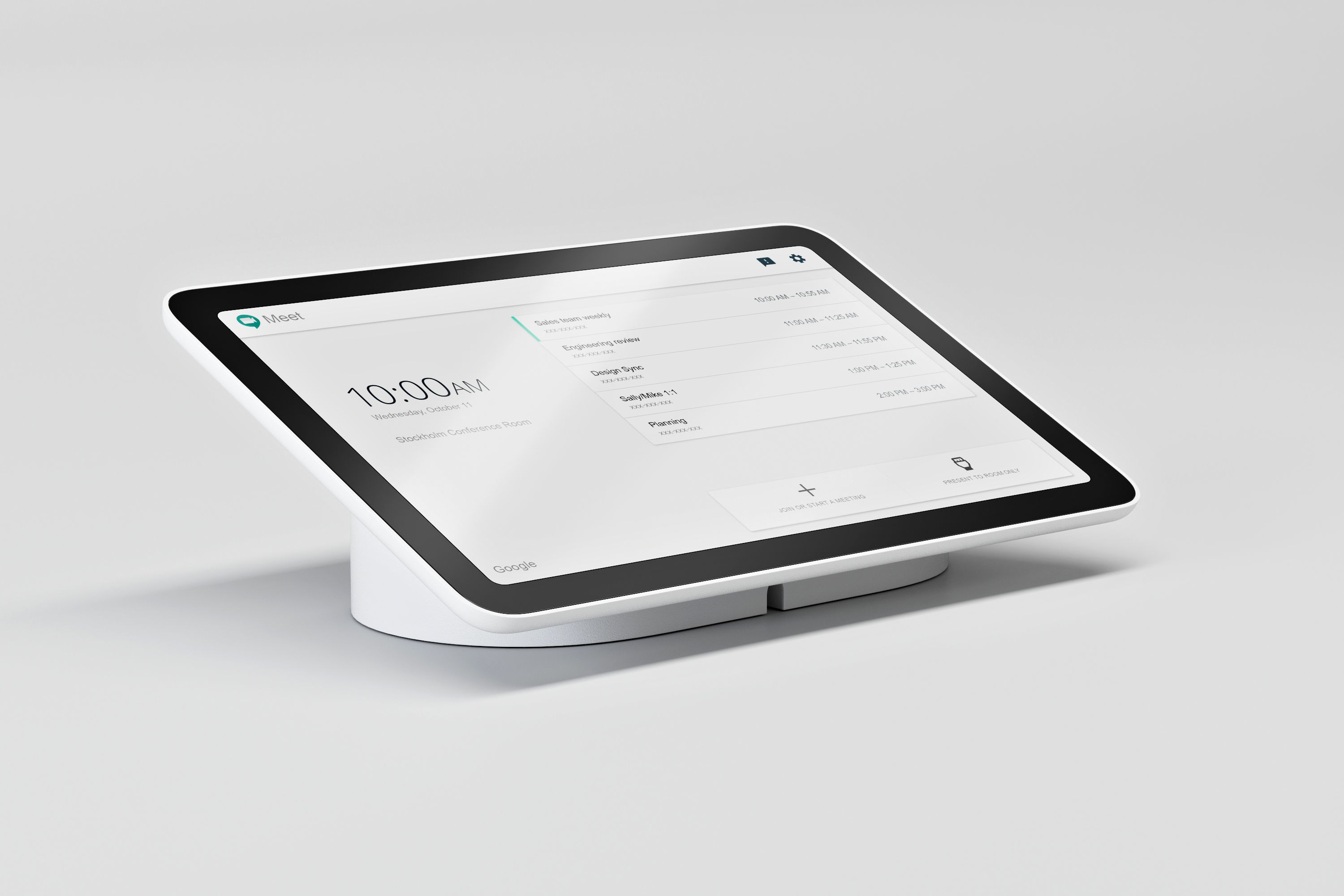Google Meet Series One Touch Controller - Mimo Tablet 3D model | CGTrader