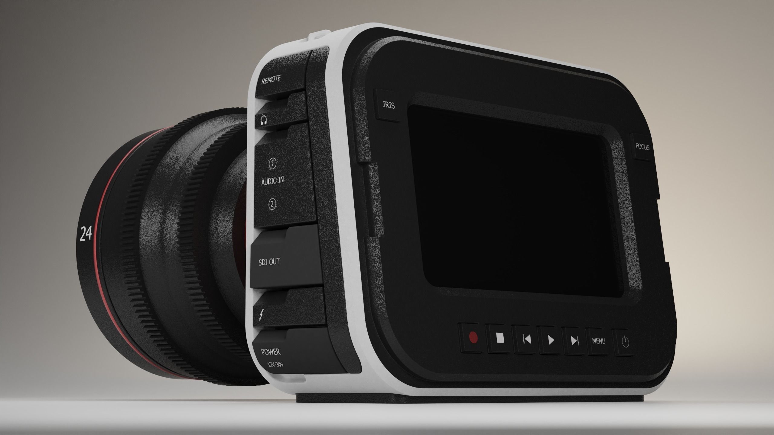 Blackmagic Production Camera 4K - 3D Model 3D model | CGTrader