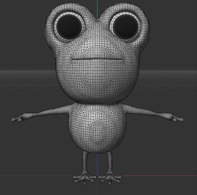 Frog 3D model character 3D model rigged | CGTrader