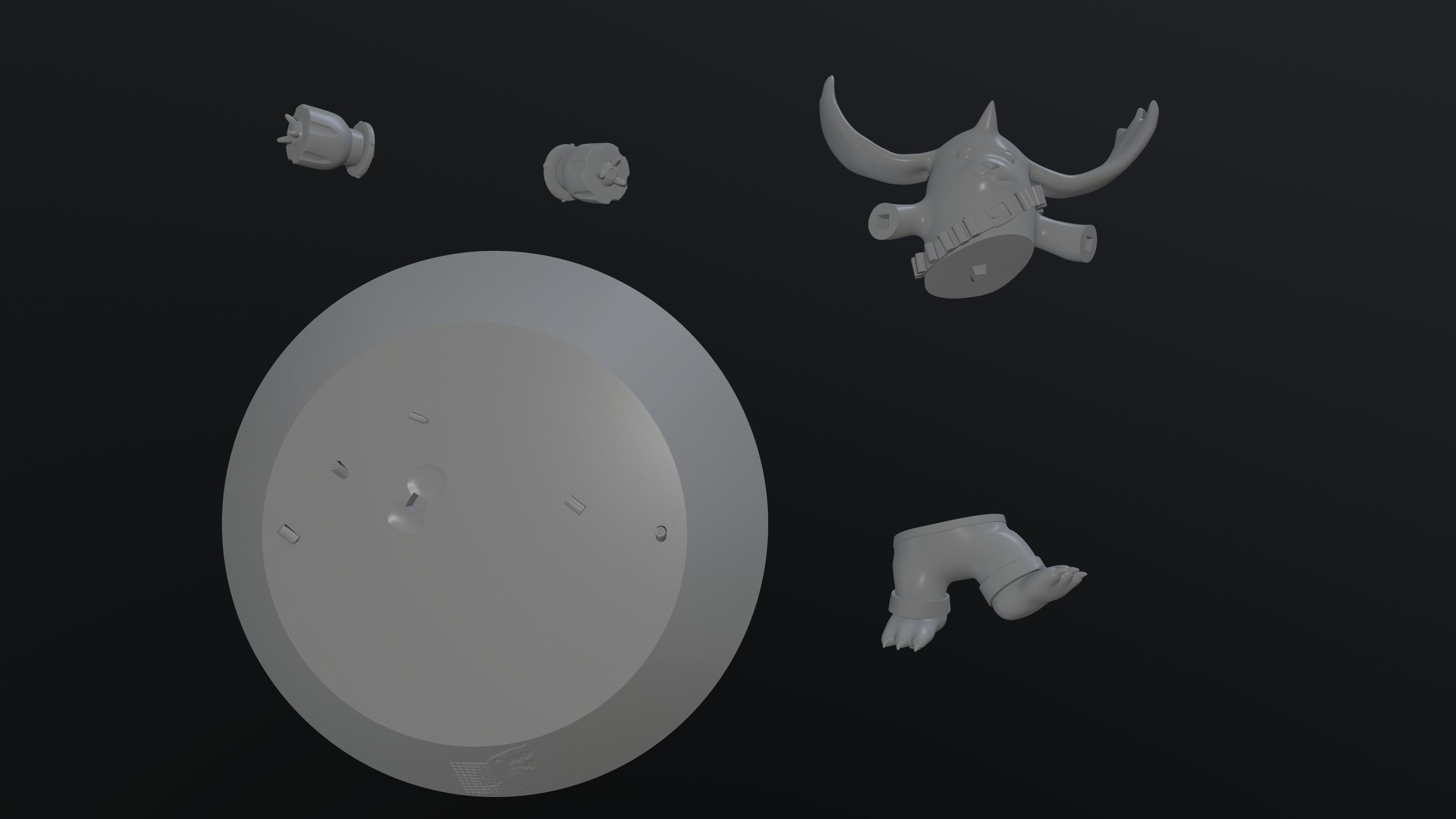 Galgomon Digimon Tamers Fan art 3D model 3D printable | CGTrader