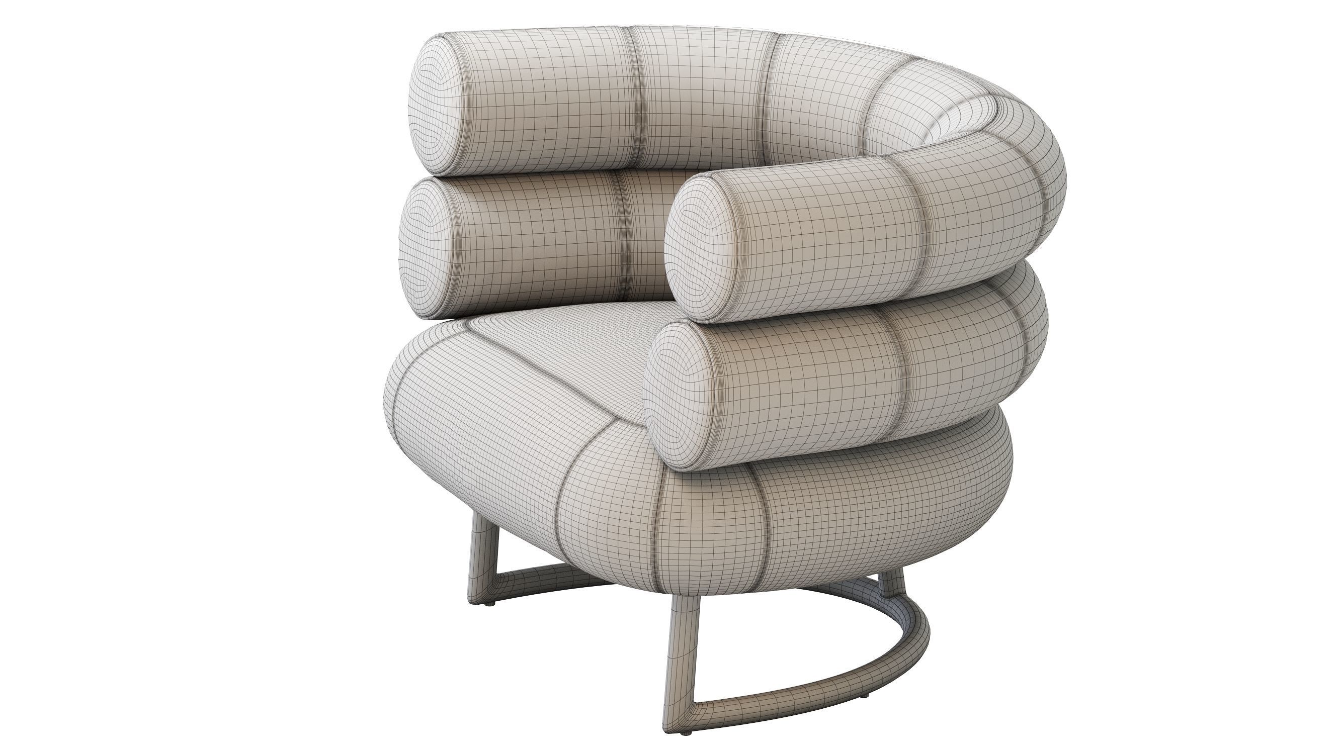 Bibendum ClassiCon Armchair 3D model | CGTrader