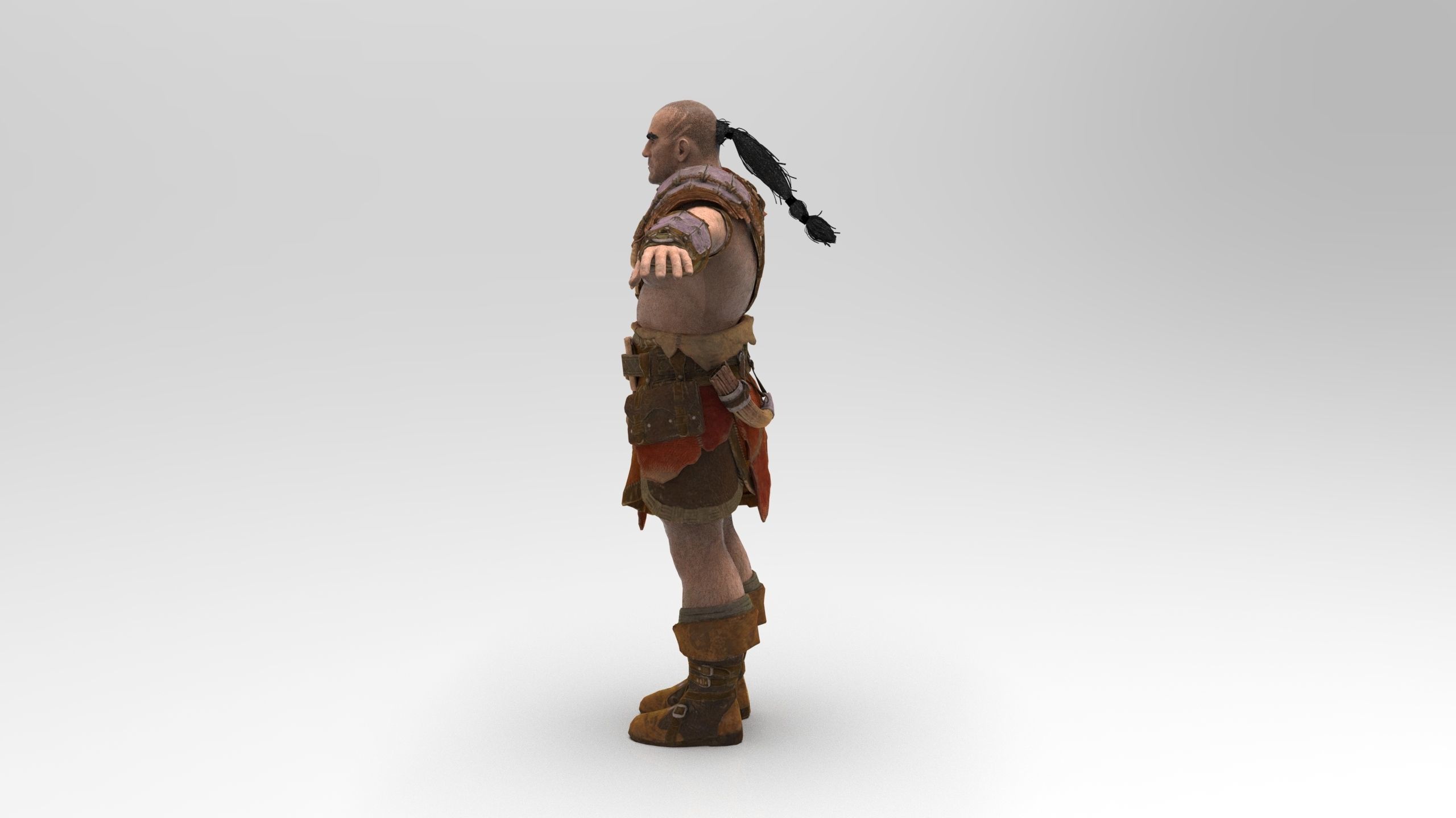 3D model The Primitive Warrior VR / AR / low-poly | CGTrader