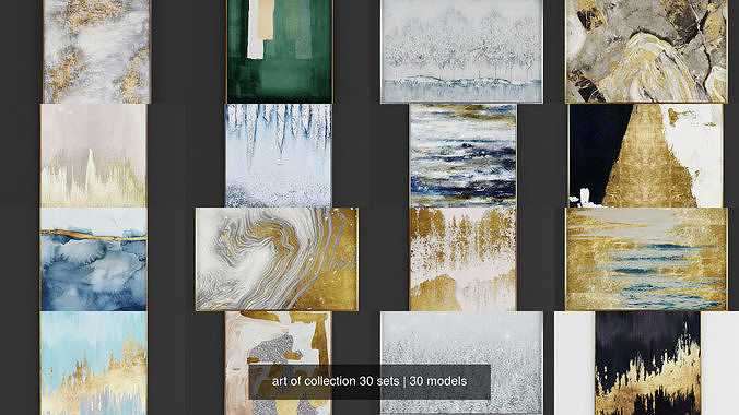 art of collection 30 sets VR / AR / low-poly | CGTrader