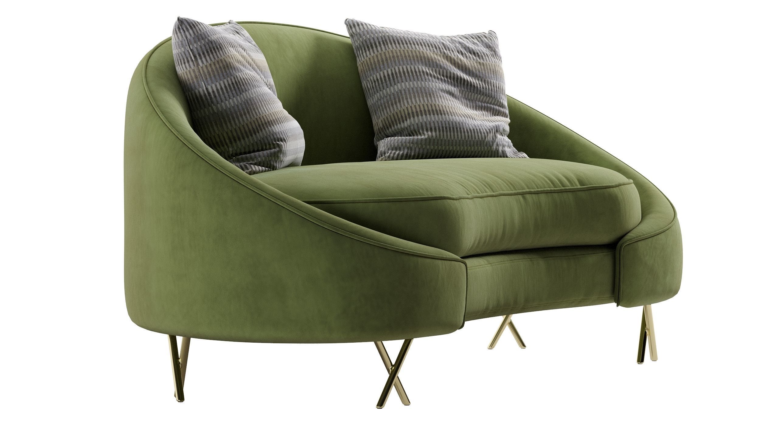 Loveseat Lula 3D model | CGTrader