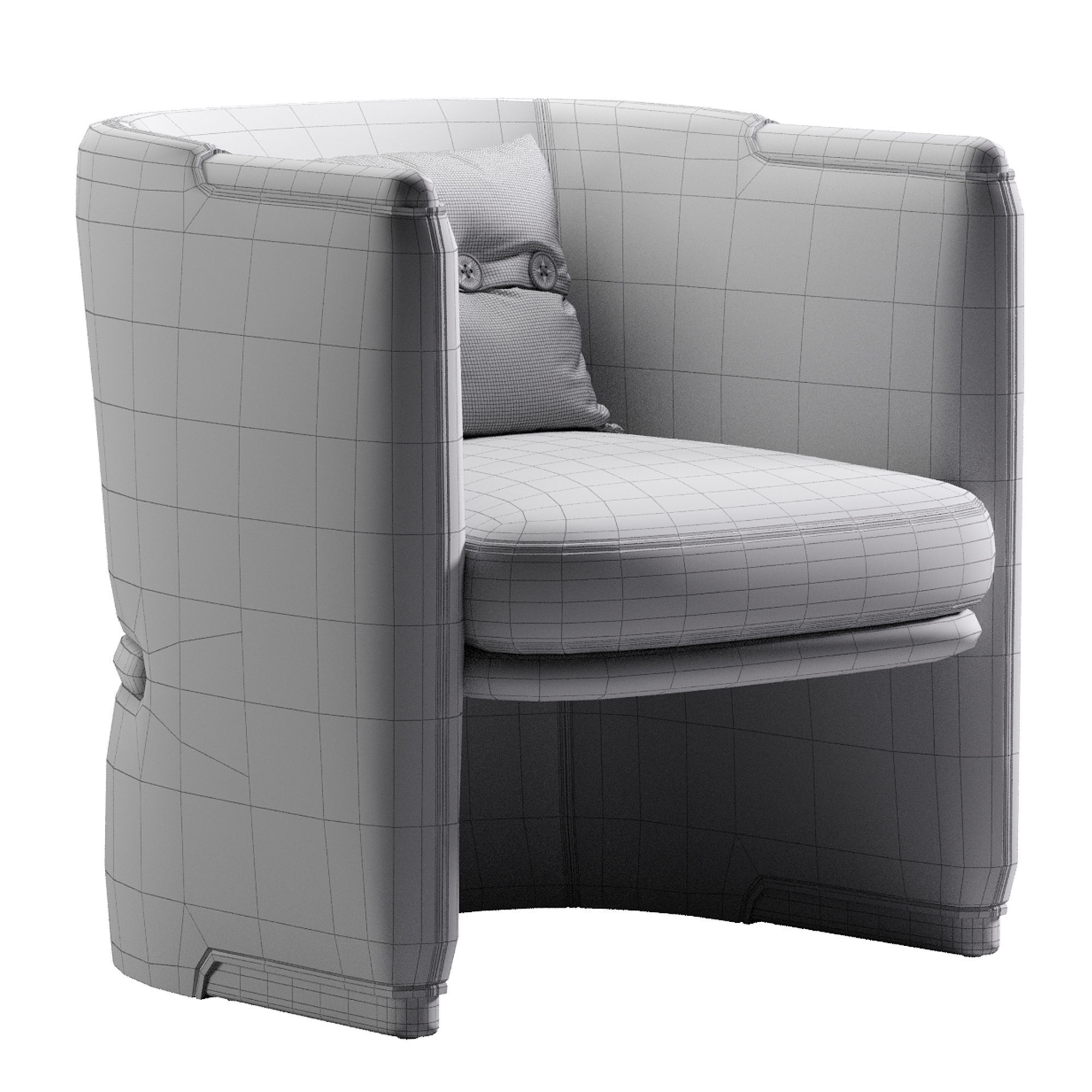 OPUS Armchairs Giorgetti 3D model | CGTrader