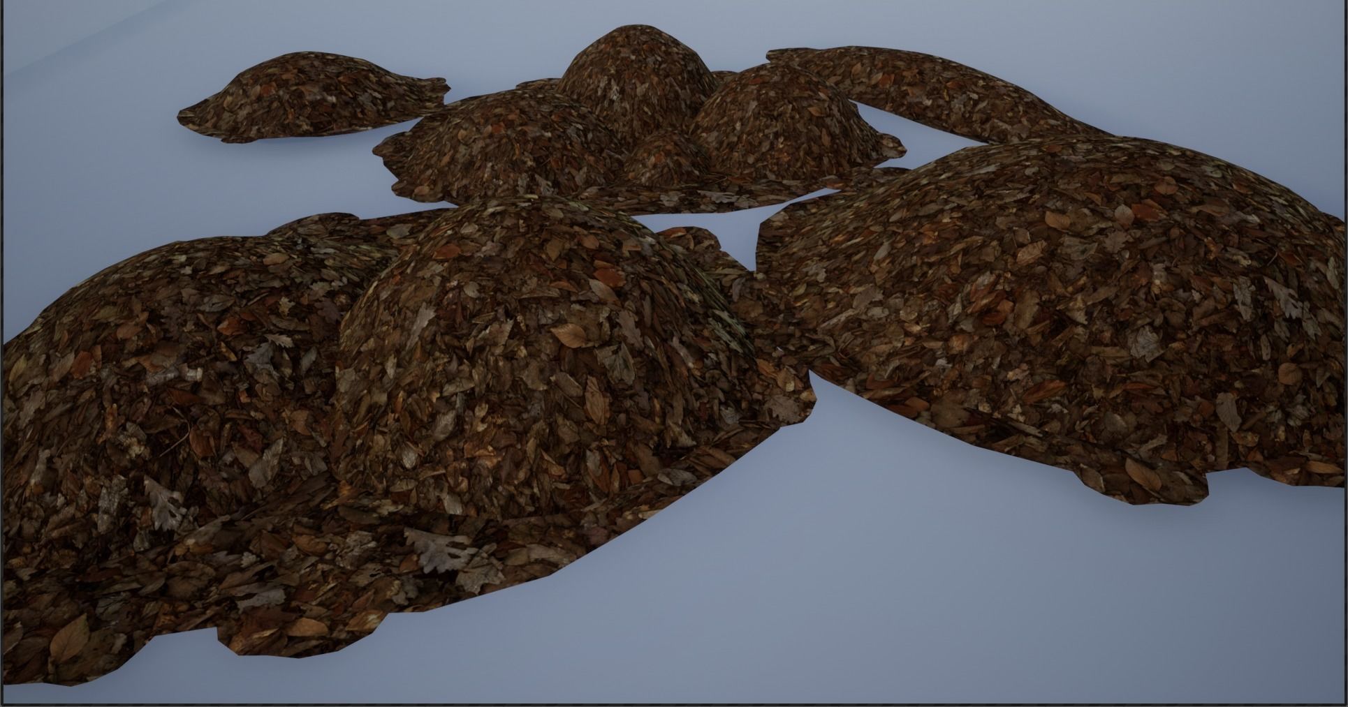 3D model Fallen Leaf Piles and Stacks VR / AR / low-poly | CGTrader