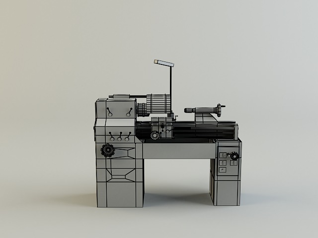 Turning Machine 3D model | CGTrader