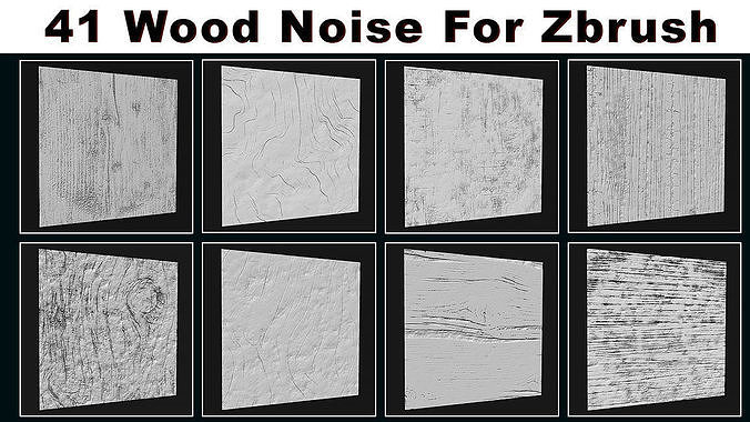3D model 41 Wood Noise For Zbrush VR / AR / low-poly | CGTrader