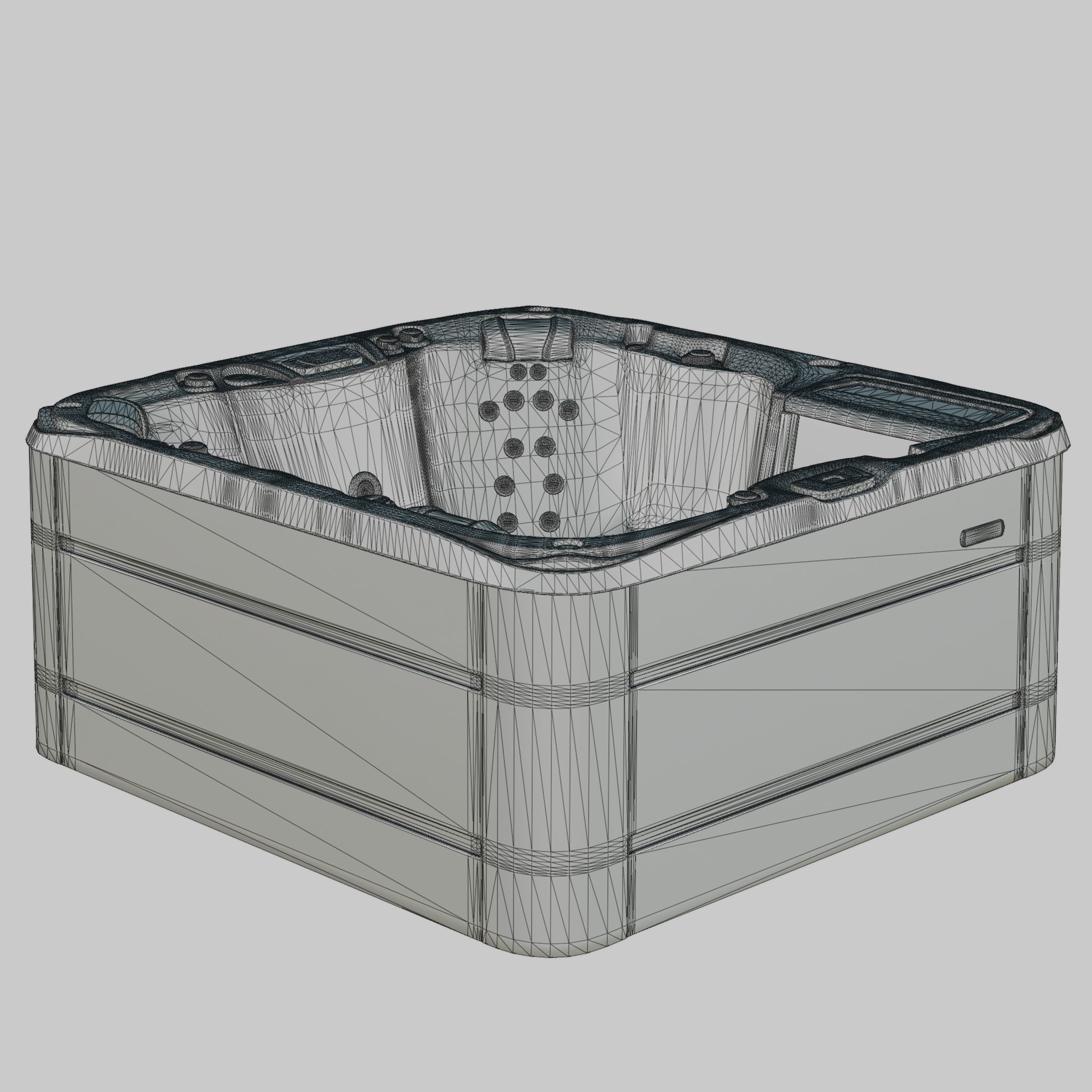 3D model 3D model of Hot Tub Jacuzzi Sundance Spas Altamar VR / AR ...