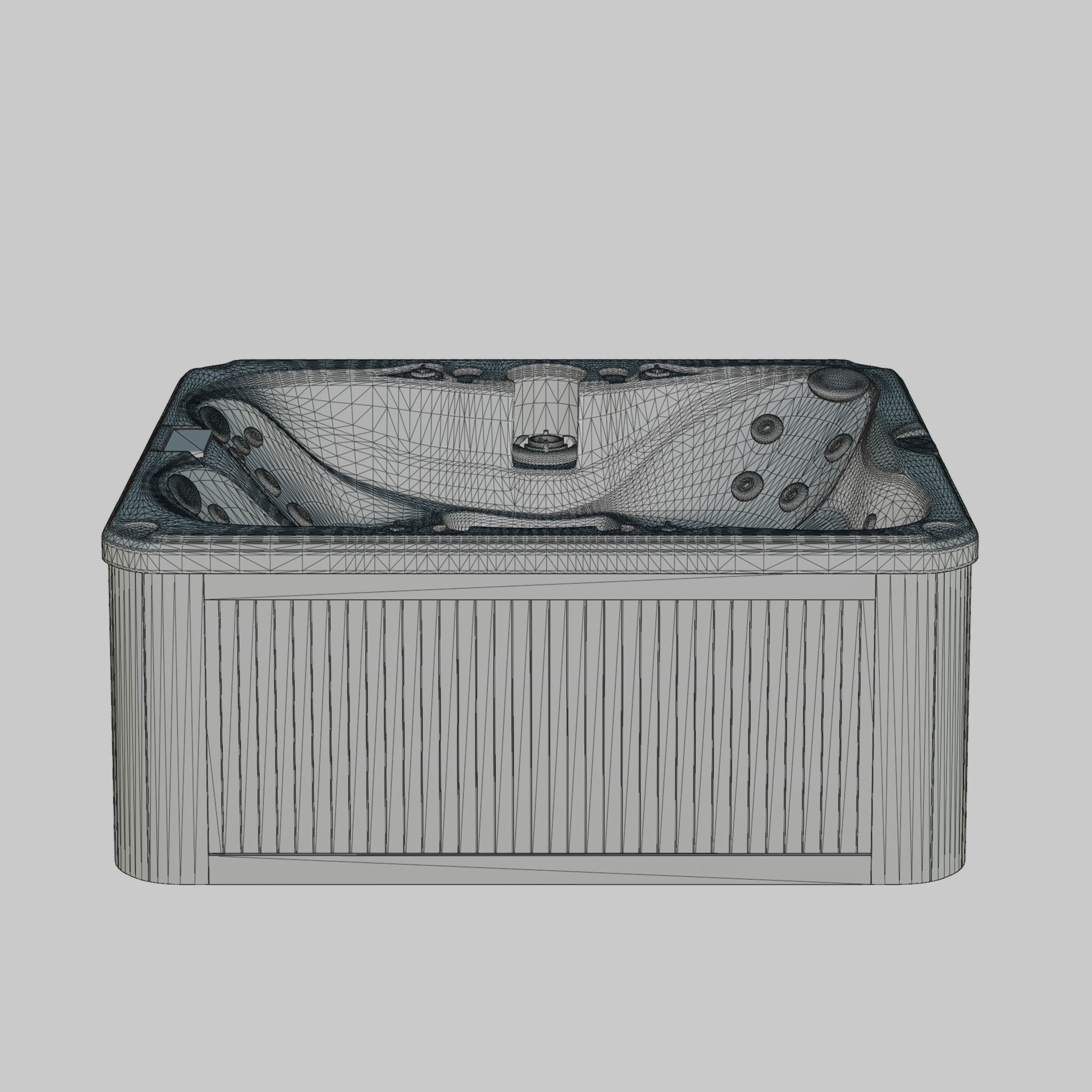 3D model 3D model of Hot Tub Jacuzzi Sundance Spas Prado VR / AR / low ...