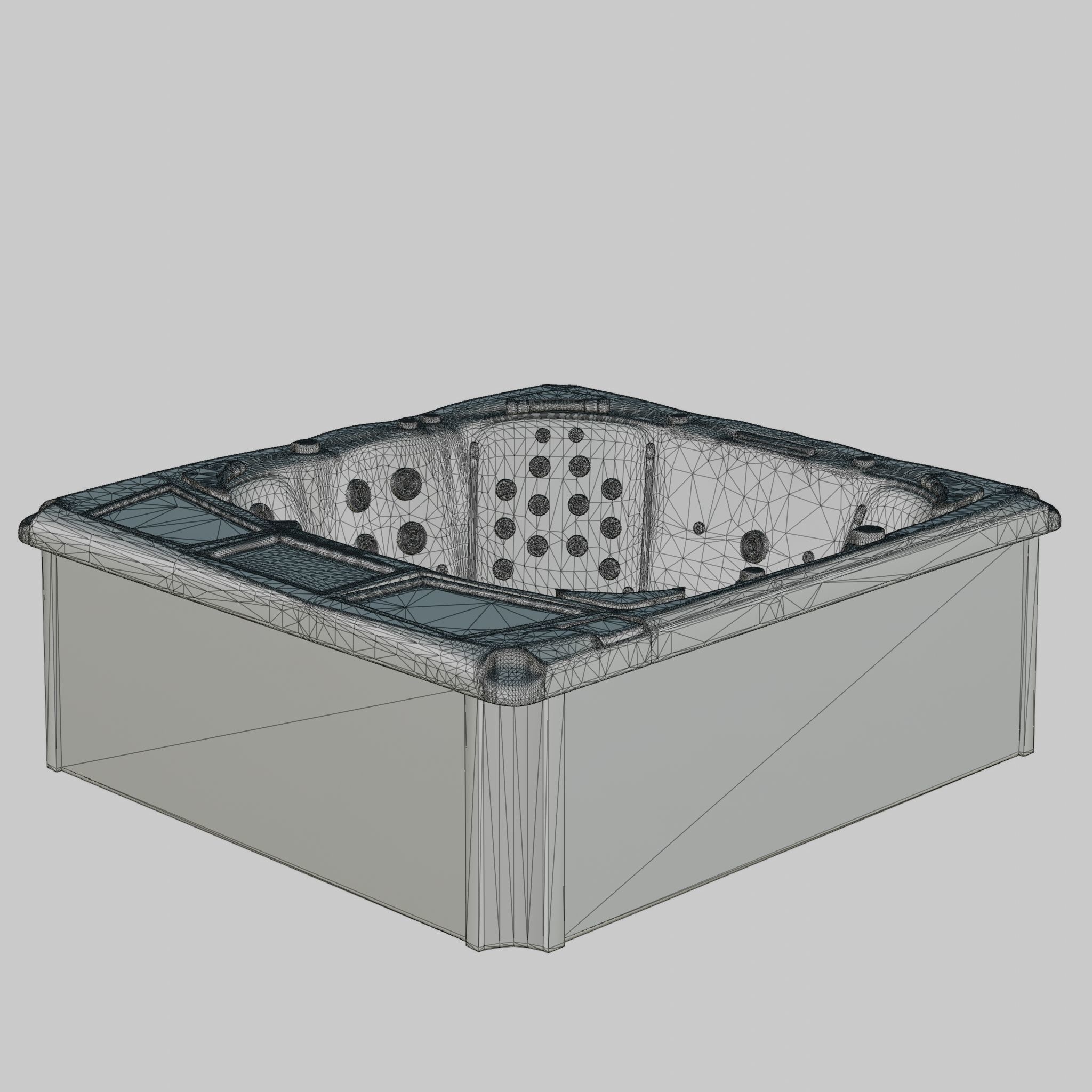 3D model 3D model of Hot Tub Jacuzzi Sundance Spas Kingston VR / AR ...