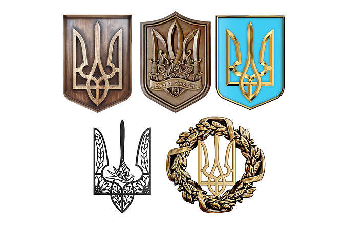 Emblem of Ukraine 3D model | CGTrader
