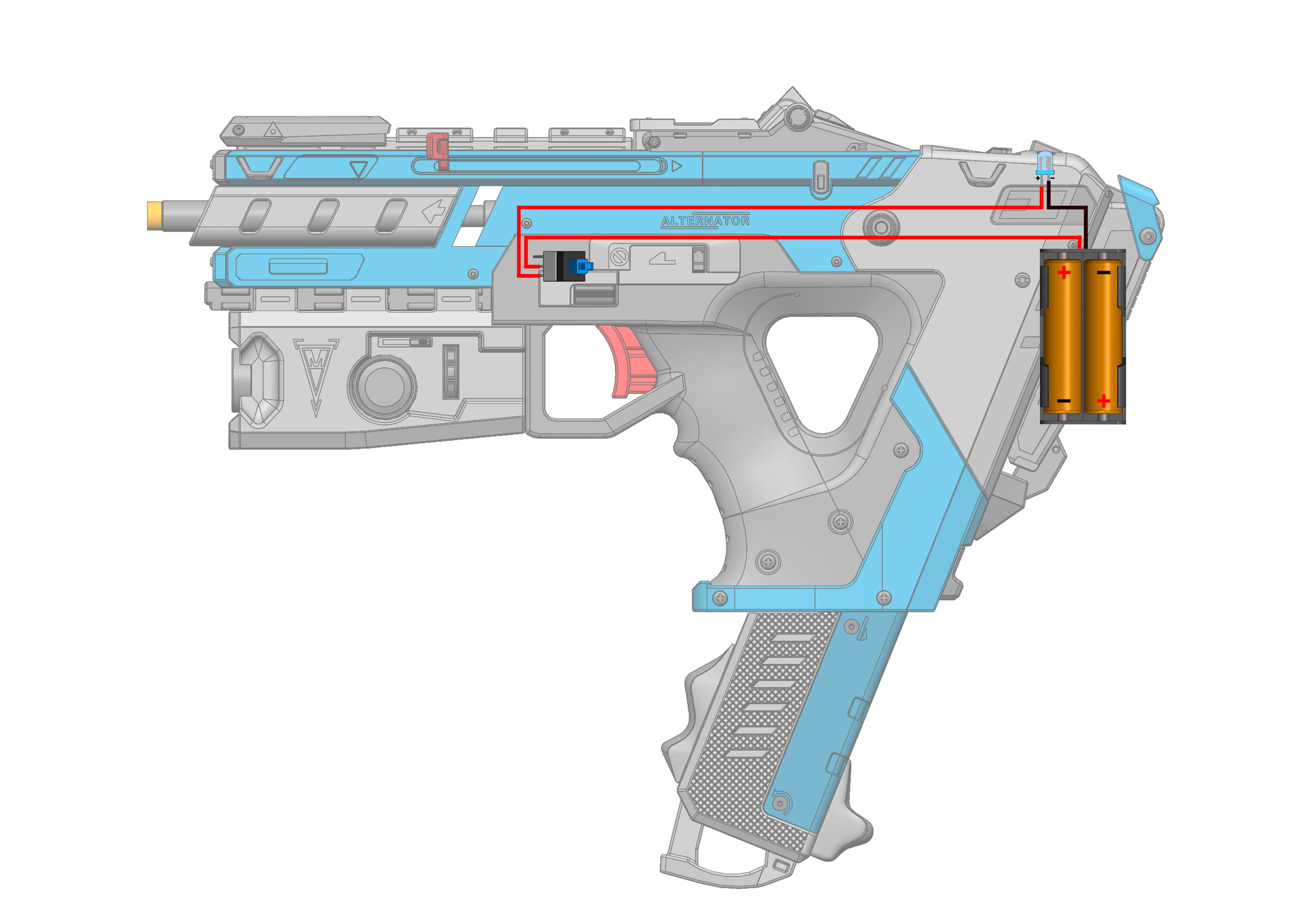Alternator - APEX - Commercial - Printable 3d model 3D model 3D ...