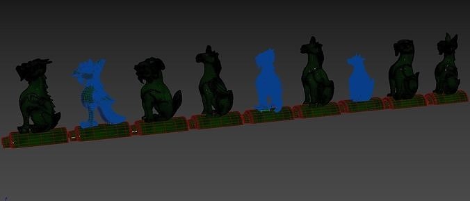 Chinese roof ridge beast Chinese style 3D model | CGTrader