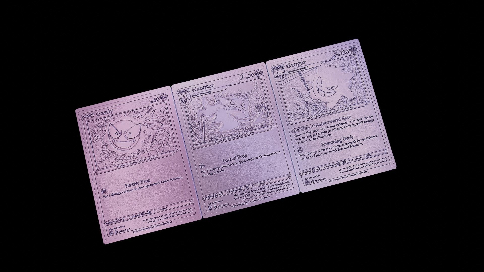 GASTLY EVOLUTIONS POKEMON 3D model 3D printable | CGTrader