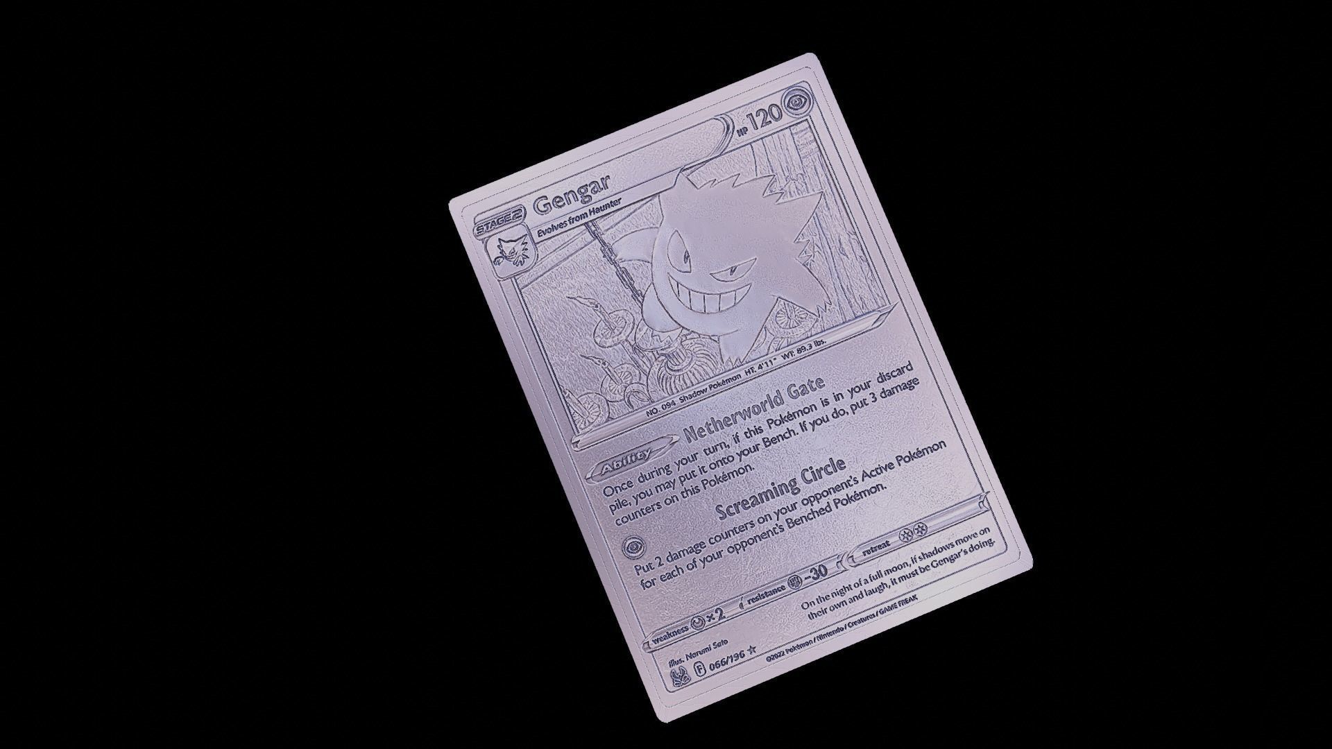 GASTLY EVOLUTIONS POKEMON 3D model 3D printable | CGTrader