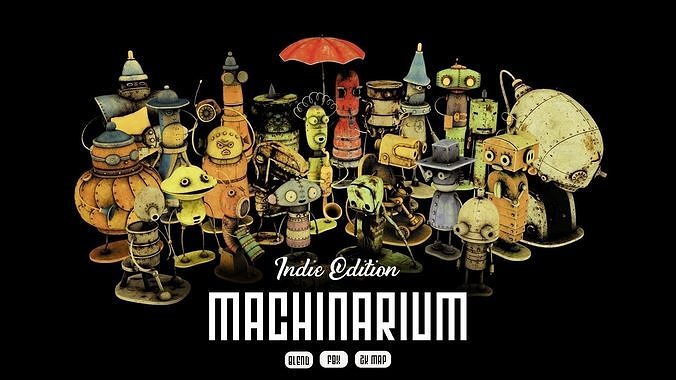 3D model Machinarium Indie Edition VR / AR / low-poly | CGTrader