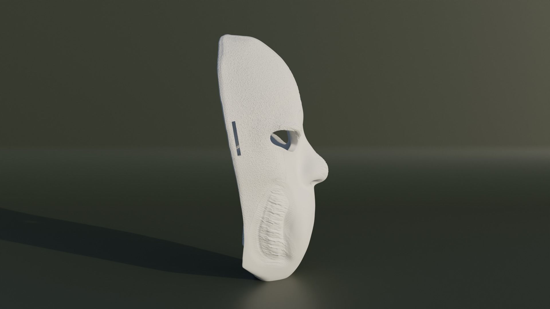 Injured Face Mask - Superhero Cosplay Mask 3D model 3D printable | CGTrader
