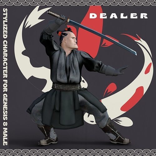 3D model Dealer G8M for DAZ Studio VR / AR / low-poly | CGTrader