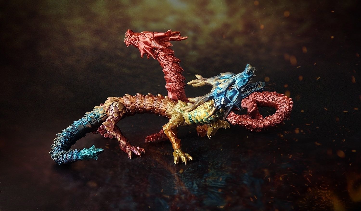 CHINESE DRAGON - ACTION FIGURE 3D model 3D printable | CGTrader