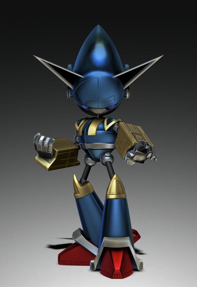 Mecha Sonic 3D model 3D printable | CGTrader