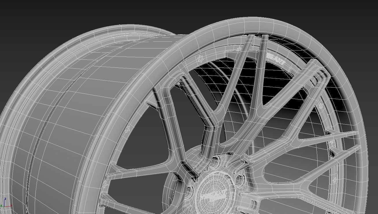 Vibrant Forged Rims 3D model | CGTrader