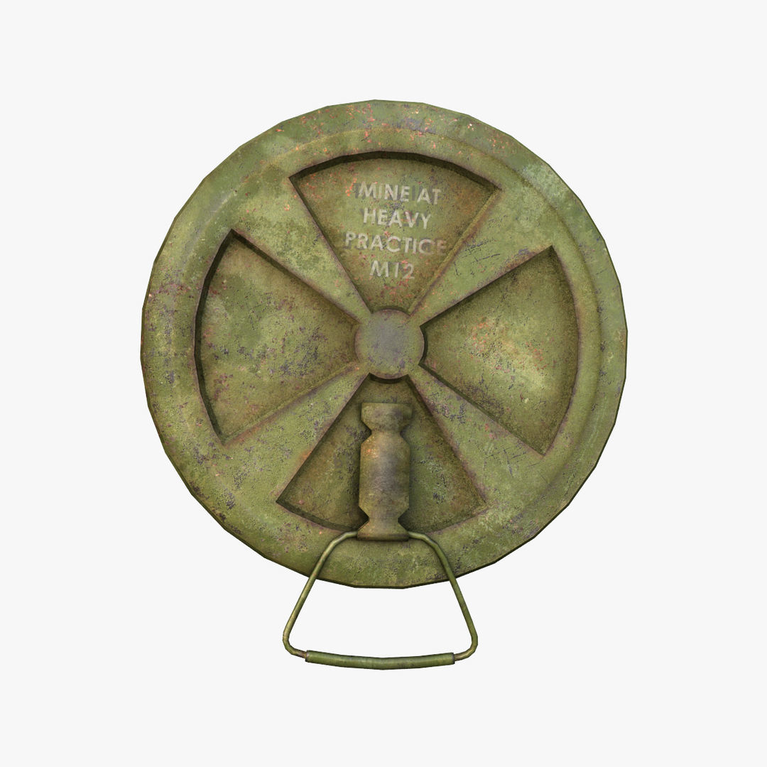 3D model Land Mine M12 VR / AR / low-poly | CGTrader