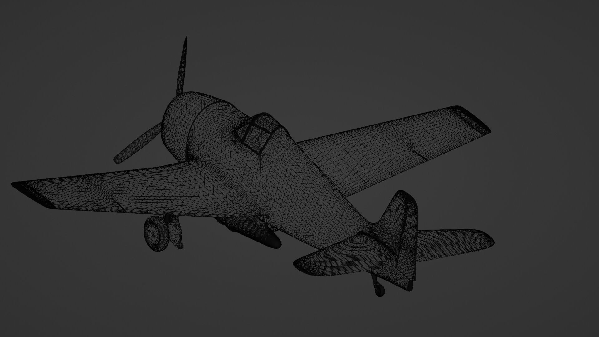 Grumman F6F Hellcat - 3d print 3D model 3D printable | CGTrader