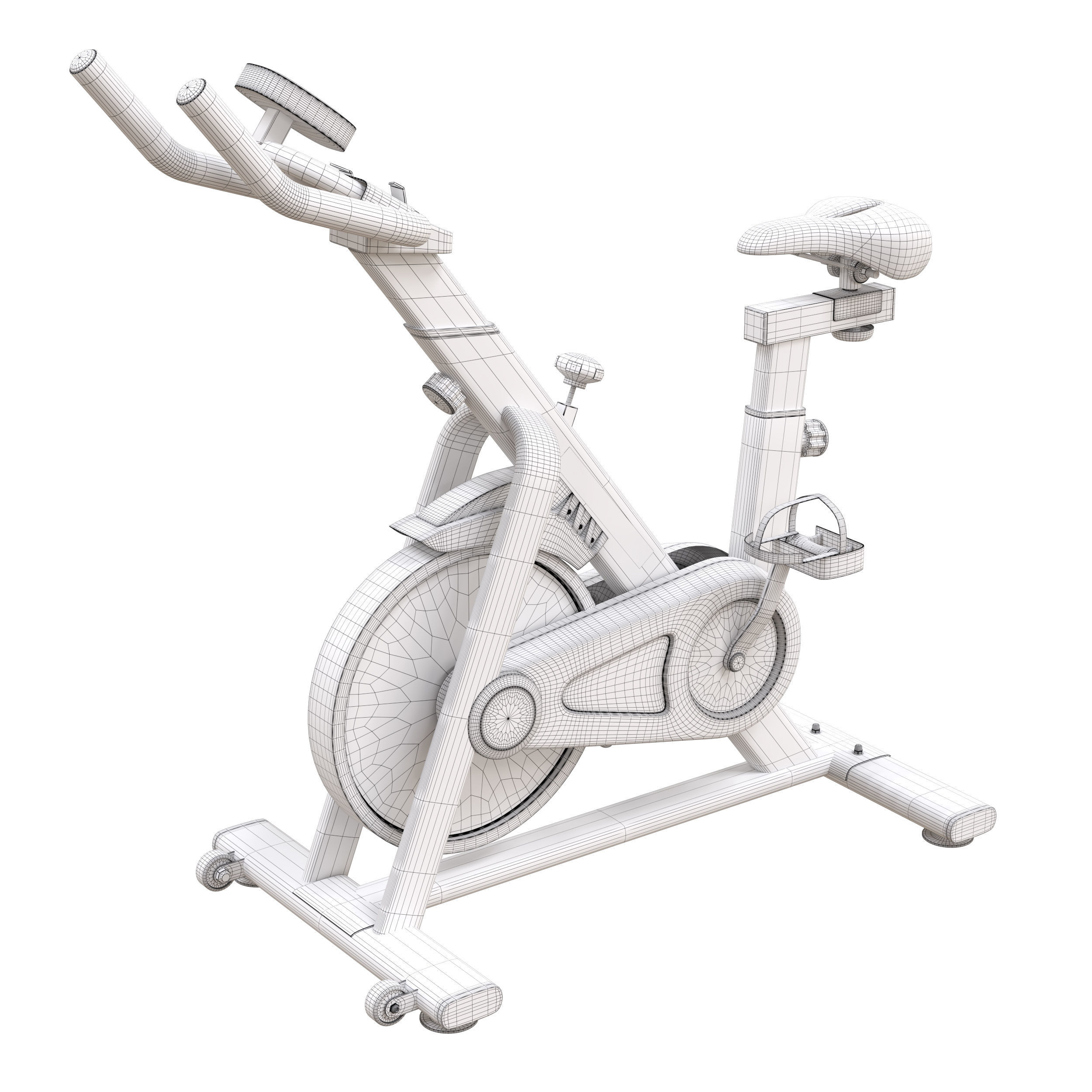 Exercise bike 3D model | CGTrader