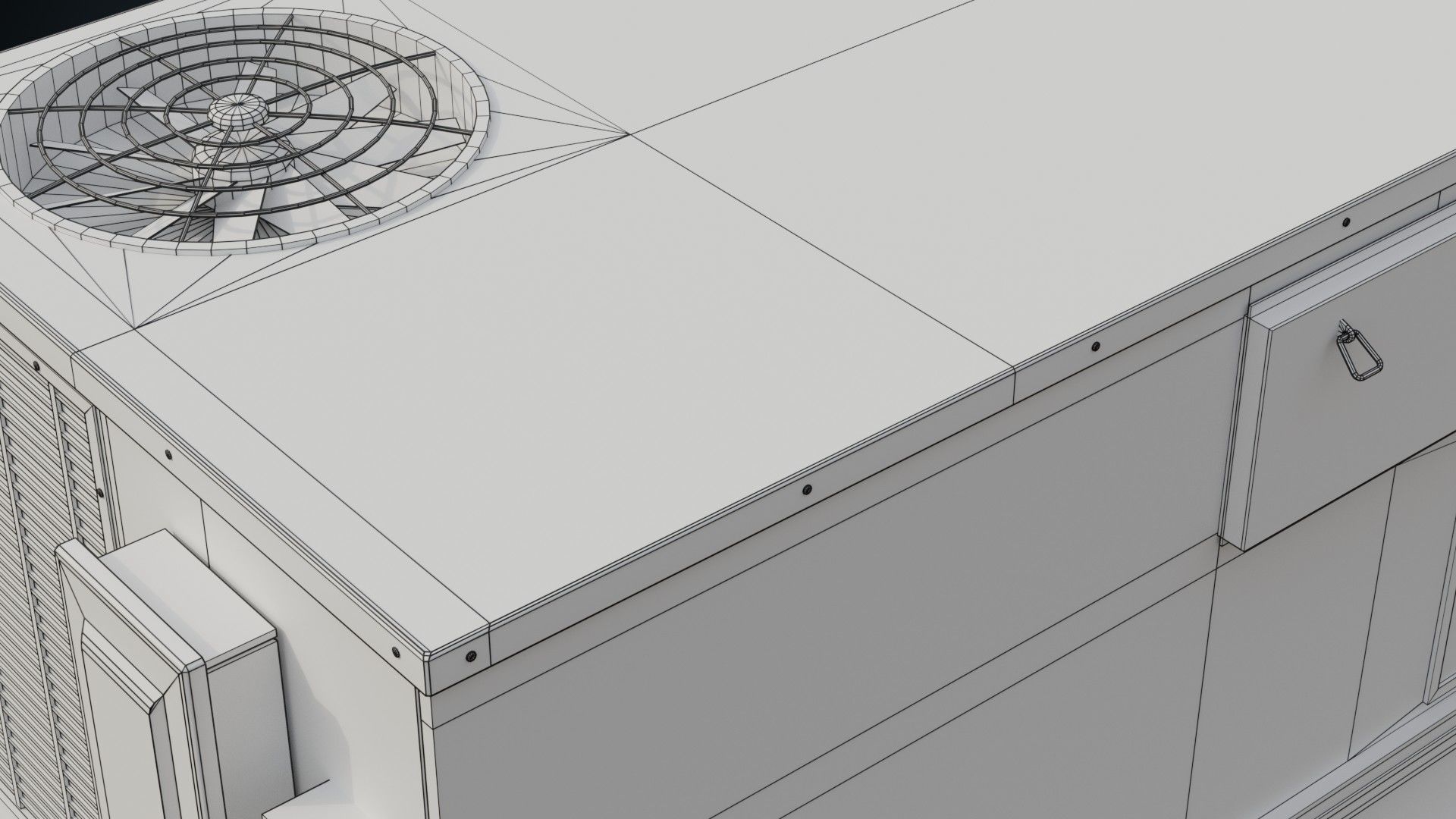 Rooftop AC Unit 6 Basic 3D model | CGTrader