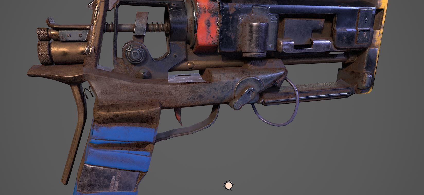 3D model Lowpoly Stylized Gun VR / AR / low-poly | CGTrader