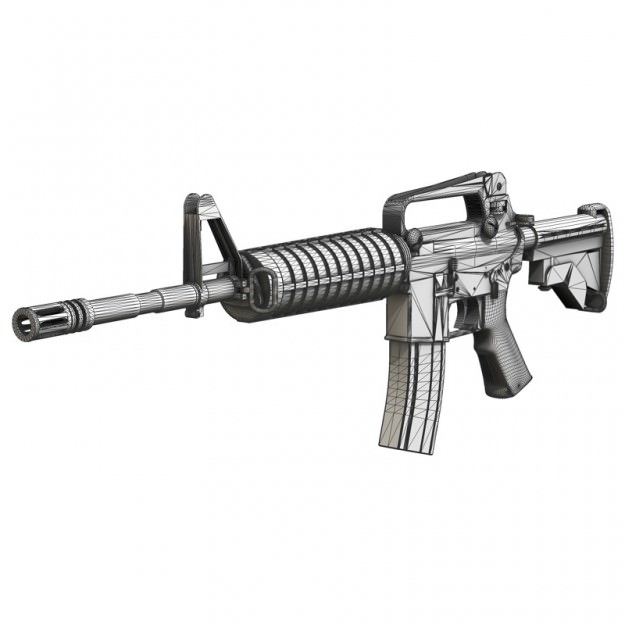 Colt M4a1 Carbine Assault Rifle 3d Model Cgtrader