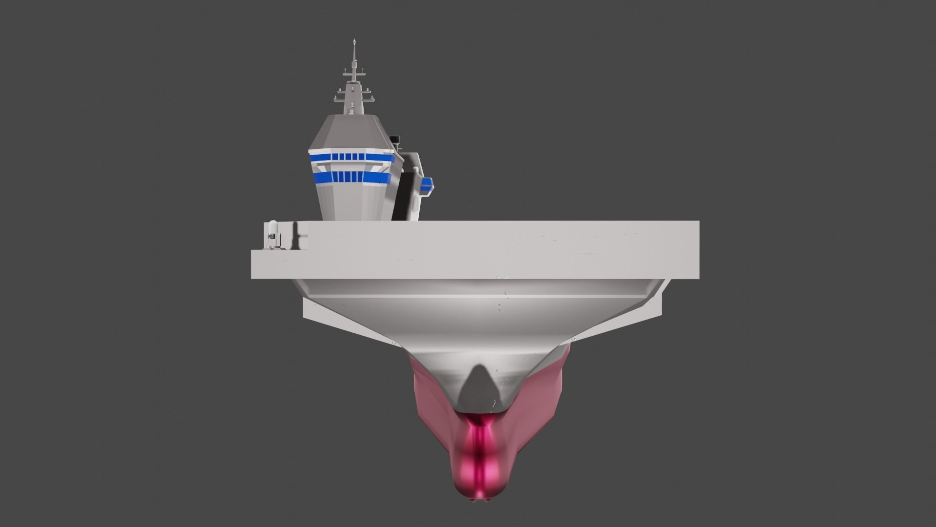 3D model CVX - Korean Light Aircraft Carrier Business VR / AR / low ...