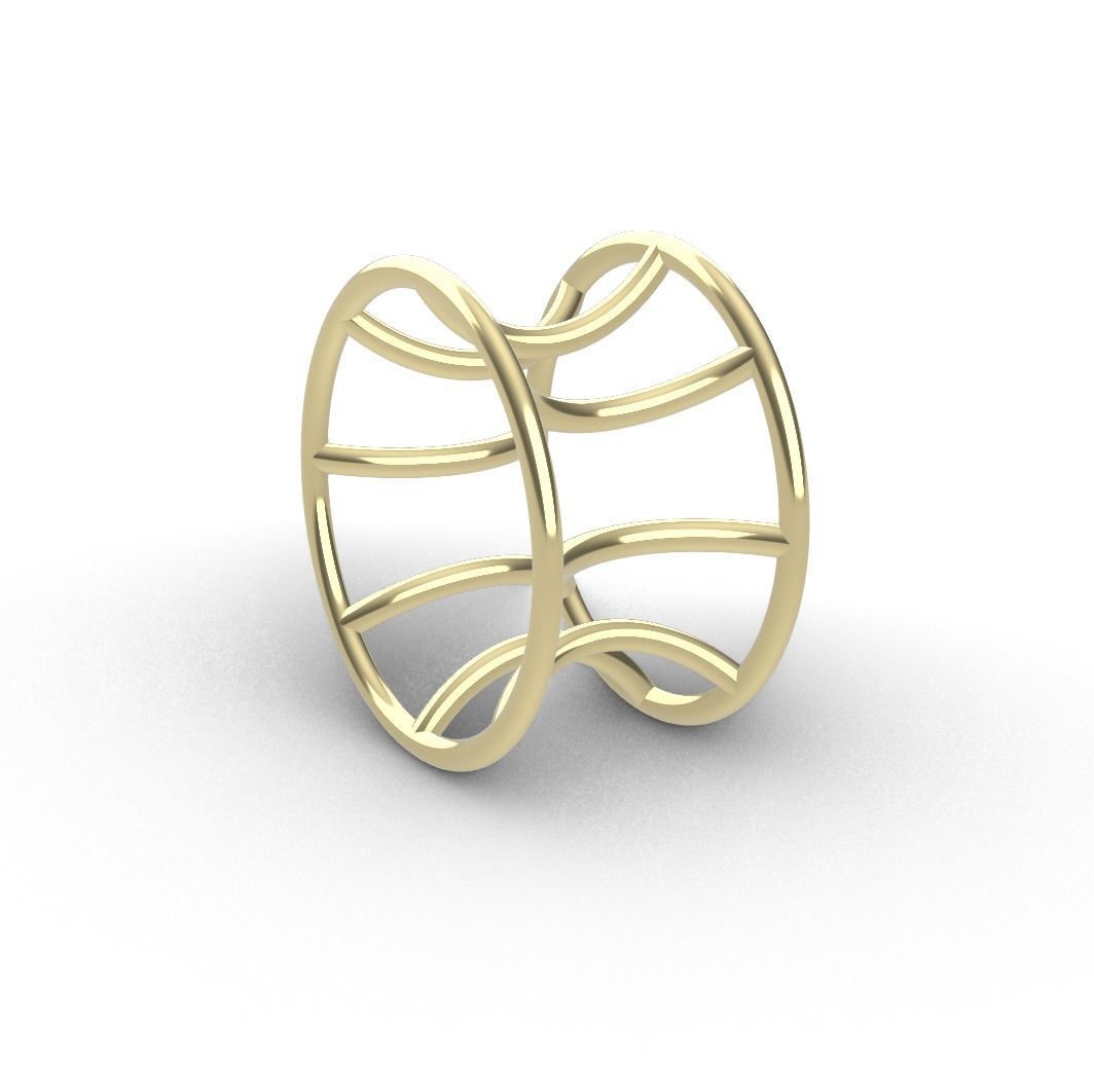 Open Tubular Ear Gauge or Ear Plug 3D model 3D printable | CGTrader