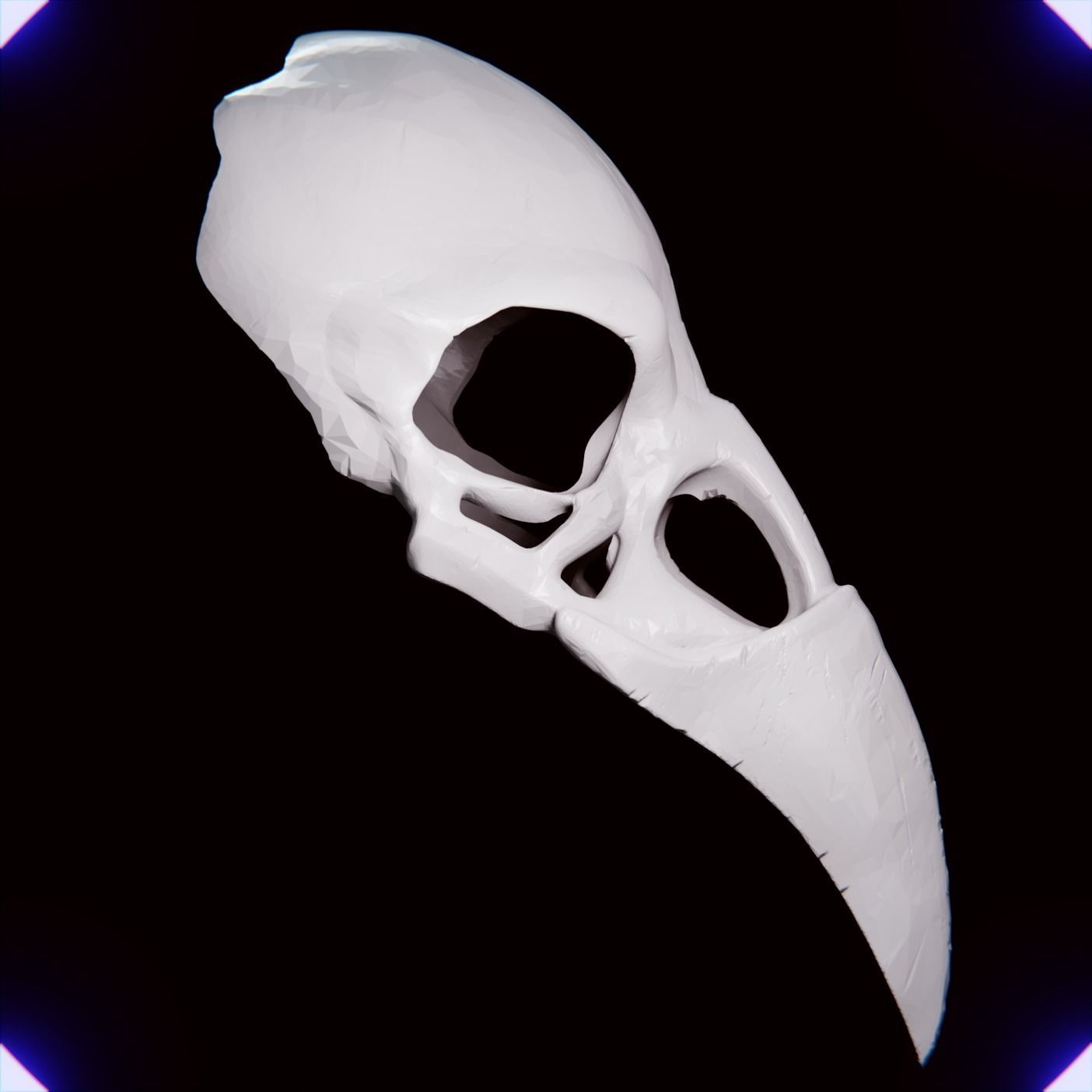 RAVEN SKULL MASK free 3D model 3D printable | CGTrader