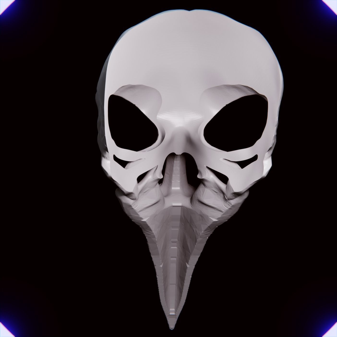 RAVEN SKULL MASK free 3D model 3D printable | CGTrader