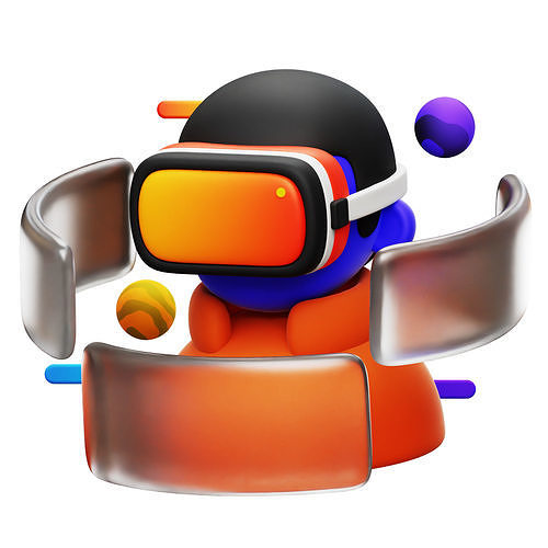 3D model Virtual Reality Technology 3D Icon VR / AR / low-poly | CGTrader