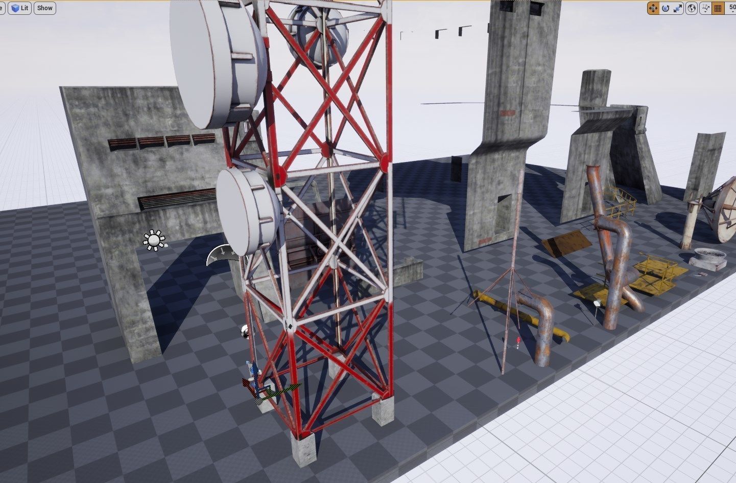 3D model Fortress Modular Game Environment VR / AR / low-poly | CGTrader