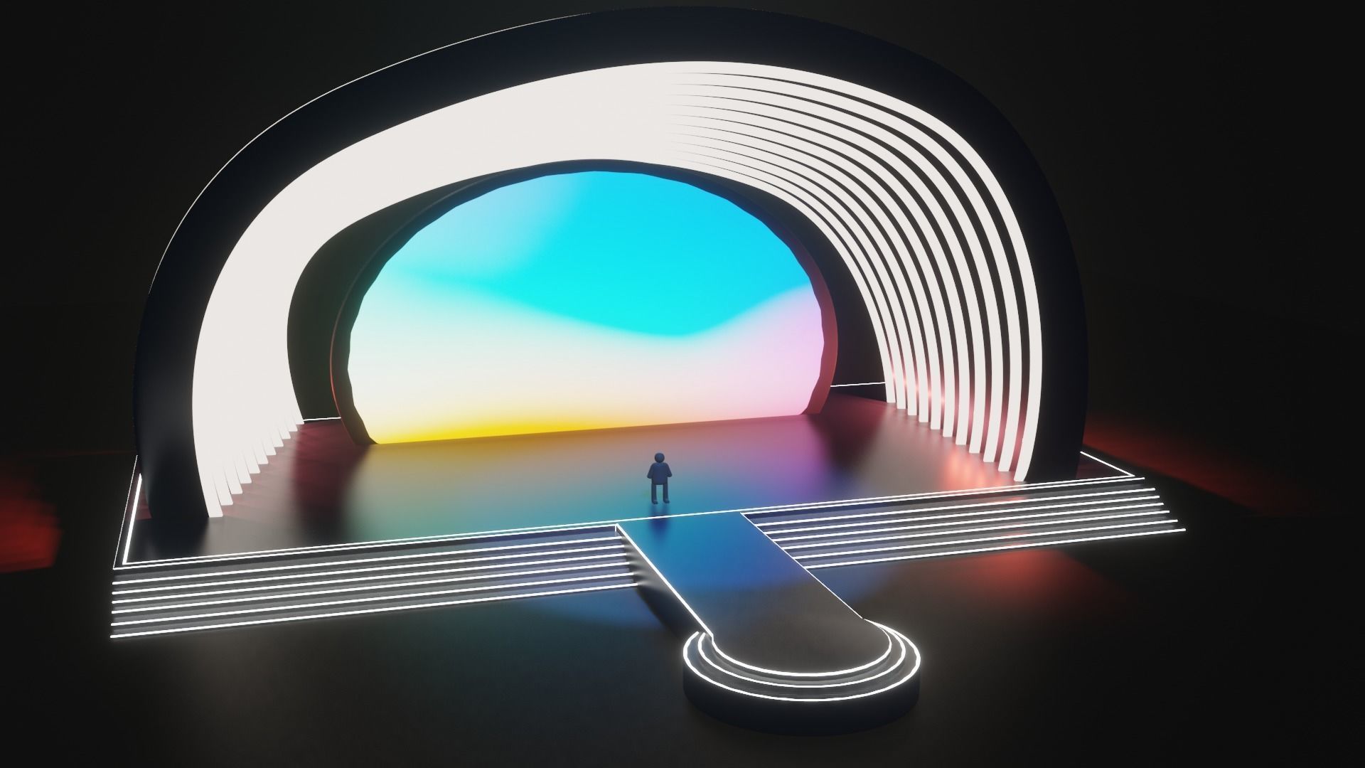 Entertainment Concert or Award Event Stage 3D model 3D model | CGTrader