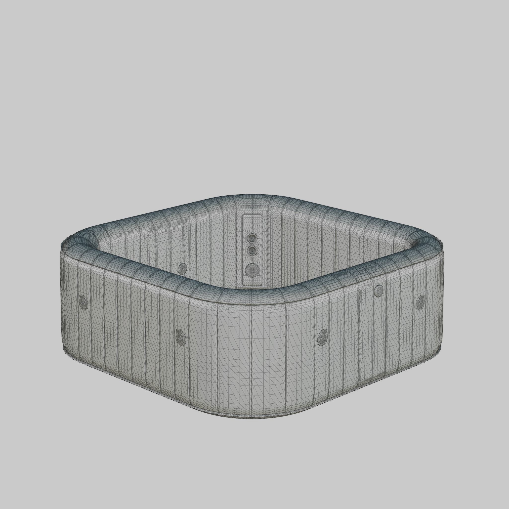 3D model 3D model of Hot Tub Jacuzzi MSPA Otium 6p VR / AR / low-poly ...
