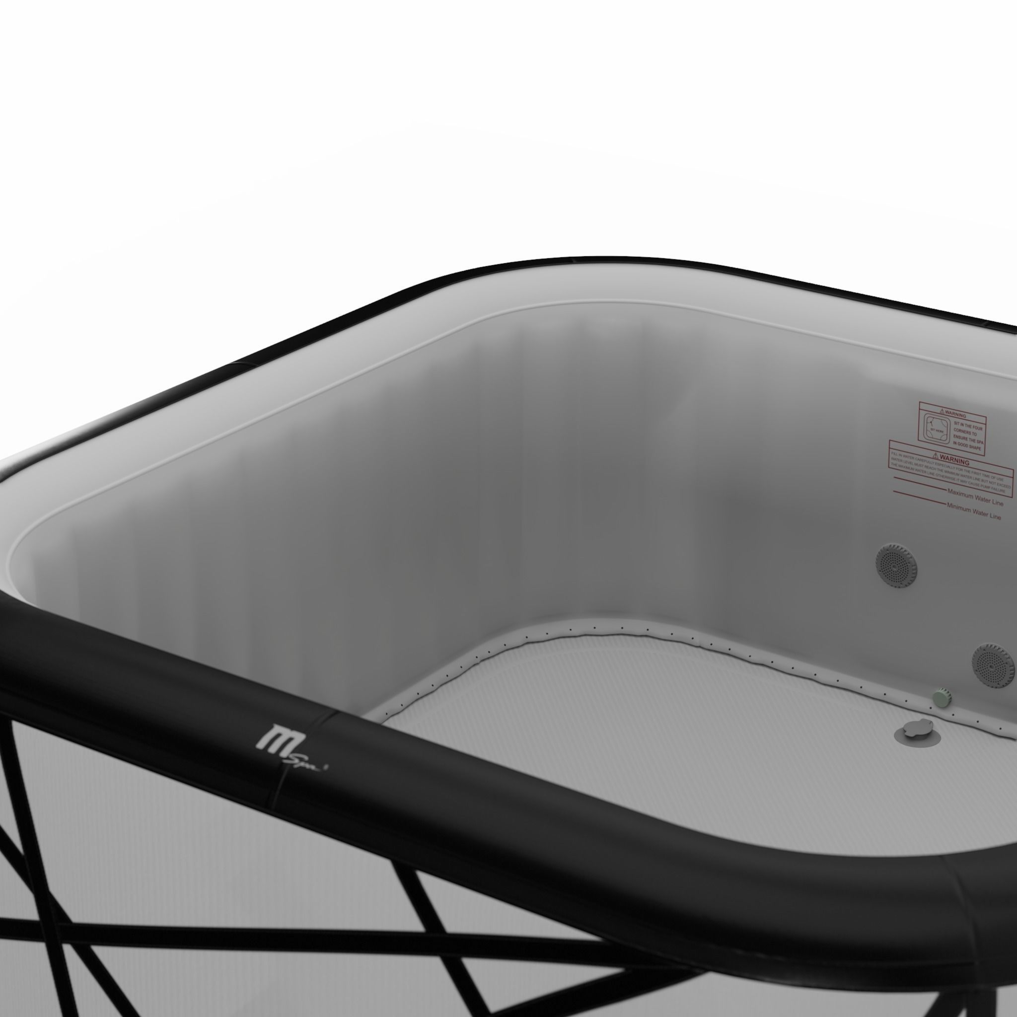 3D model 3D model of Hot Tub Jacuzzi MSPA Soho 6p VR / AR / low-poly ...